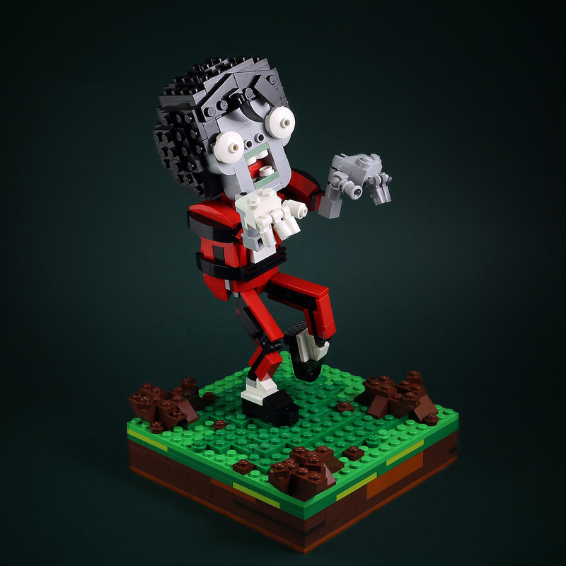 LEGO Builder Recreates the Michael Jackson Zombie from PVZ | All ...