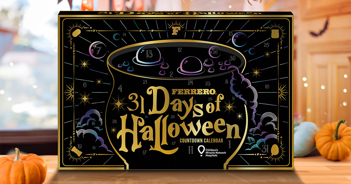 Ferrero Announces Return of Its 31 Days of Halloween Countdown Calendar ...