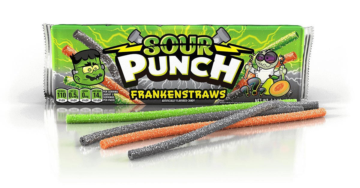 Sour Punch Announces Frankenstraws for 2025 Halloween Season | All ...
