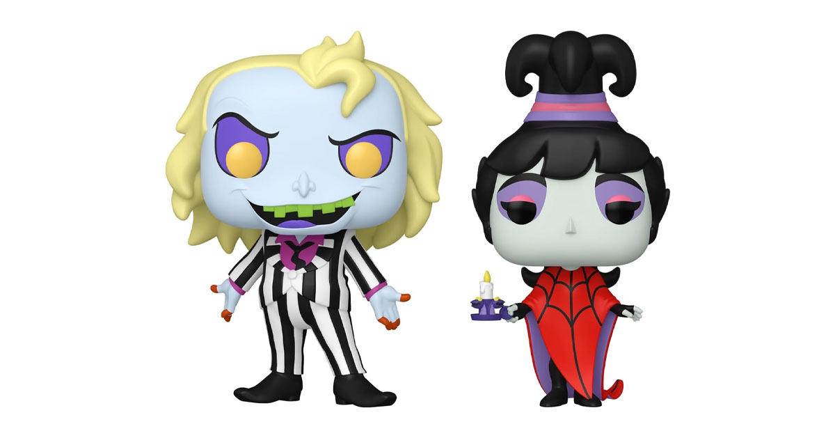 Cartoon Beeltejuice and Lydia Deetz Are Getting Funko Pop! Figures This ...